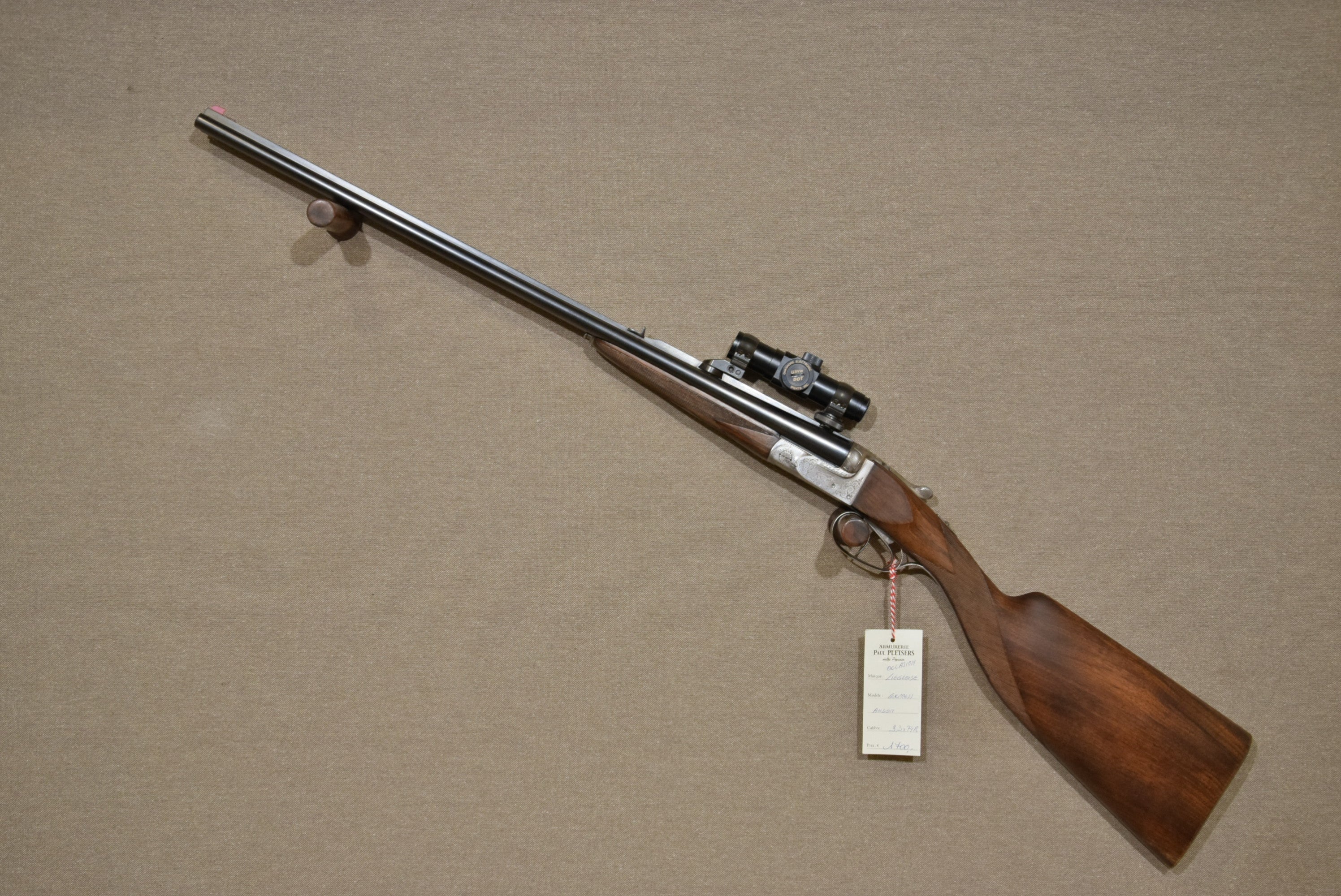 Express anson 9.3x74R n° 9568 – Armurerie Paul Pletsers